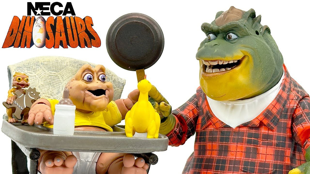 NECA Dinosaurs Earl & Baby Sinclair Review! - YouTube