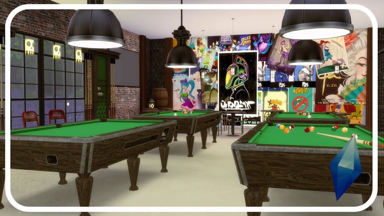 Student Bar 🍺🍸 // THE SIMS 4 SPEED BUILD + DOWNLOAD LINK - YouTube