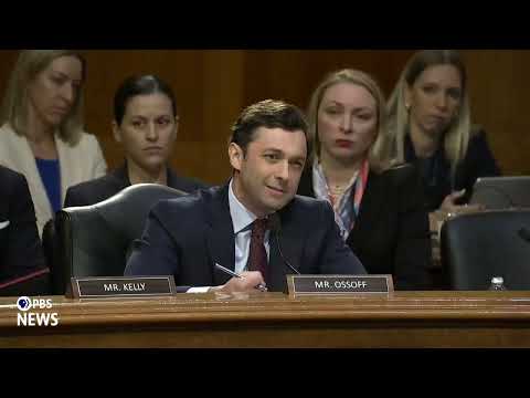WATCH: Sen. Ossoff questions Clayton in national intelligence confirmation hearing