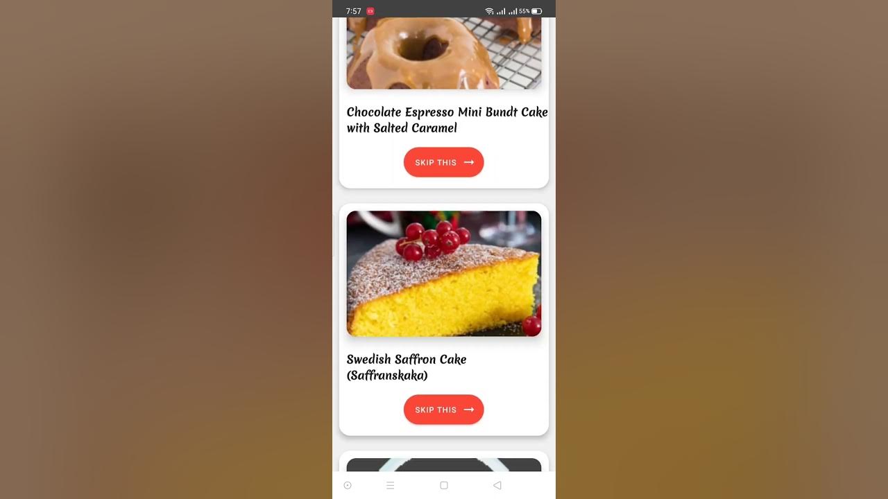 Tasty Food Recipes Android App Using Java XML & PHP API - YouTube
