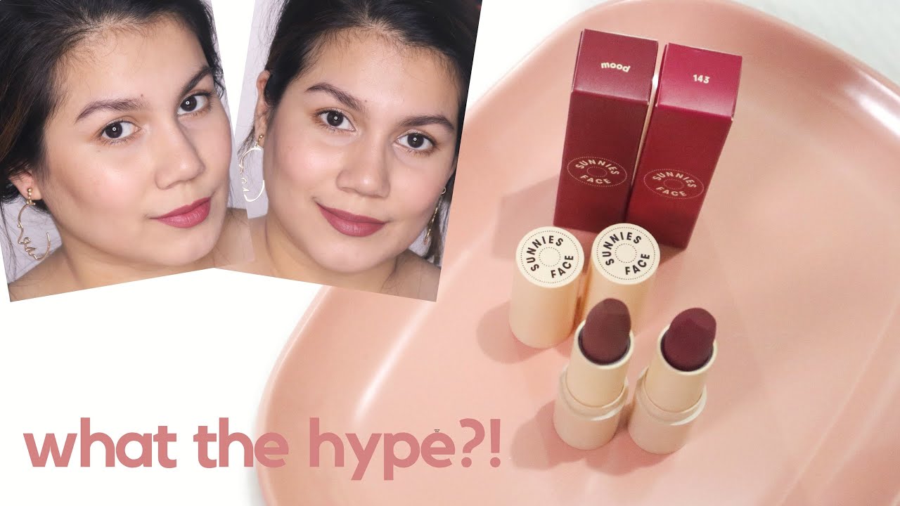 Sunnies Face Fluffmatte Drama Lip Swatch Review - YouTube