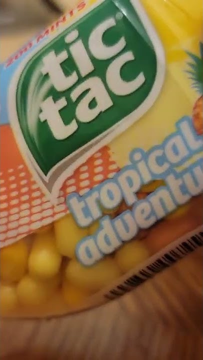 SUPER SATISFYING TIC TAC TROPICAL ADVENTURE #shorts #mints # ...
