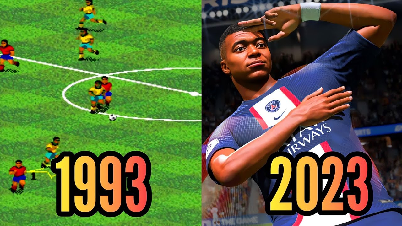 Evolution of FIFA Games 1993-2023 - YouTube