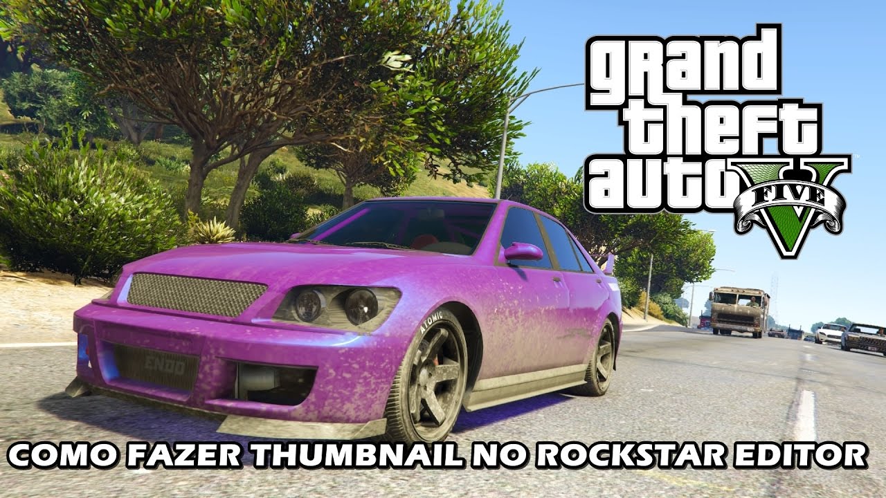 GTA V - COMO FAZER THUMBNAIL NO ROCKSTAR EDITOR - YouTube