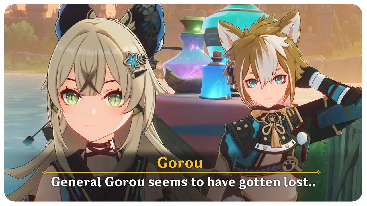 Kirara Finds a Lost Gorou (Cutscene) Alchemical Ascension Day 3 ...