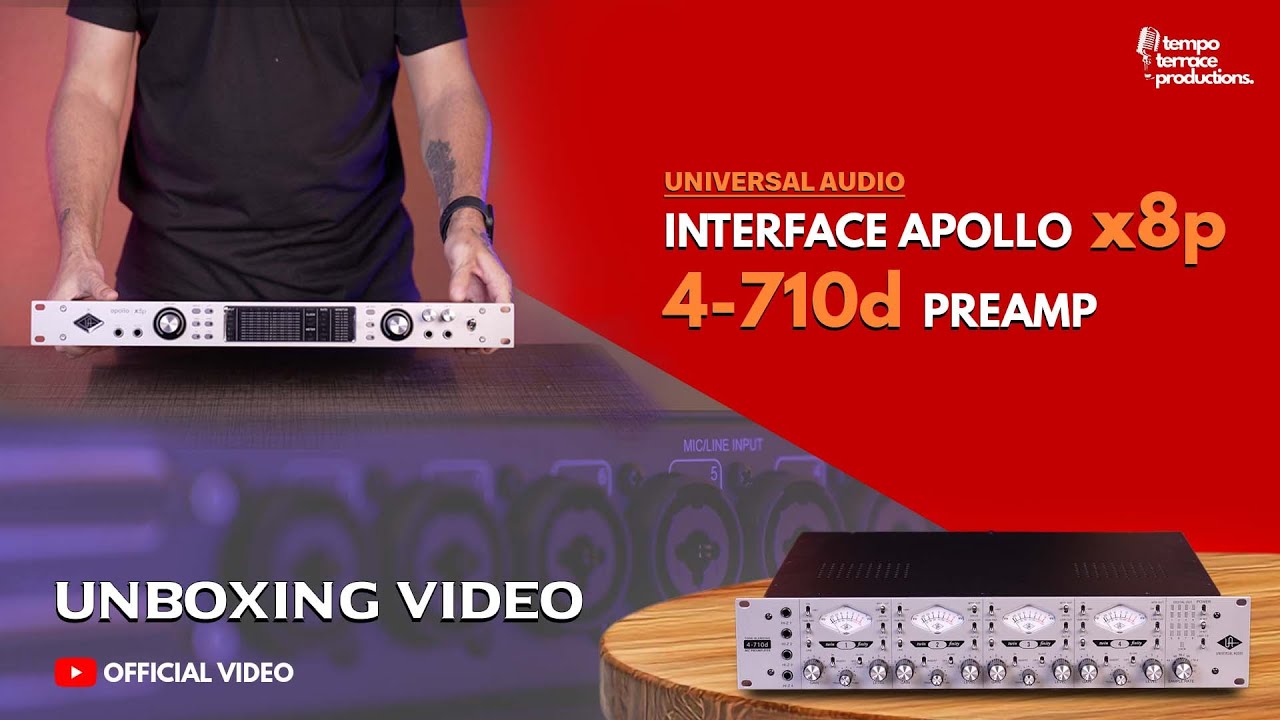 Universal Audio Apollo x8p Gen 2 and 4-710d Preamp – Full Studio Gear ...