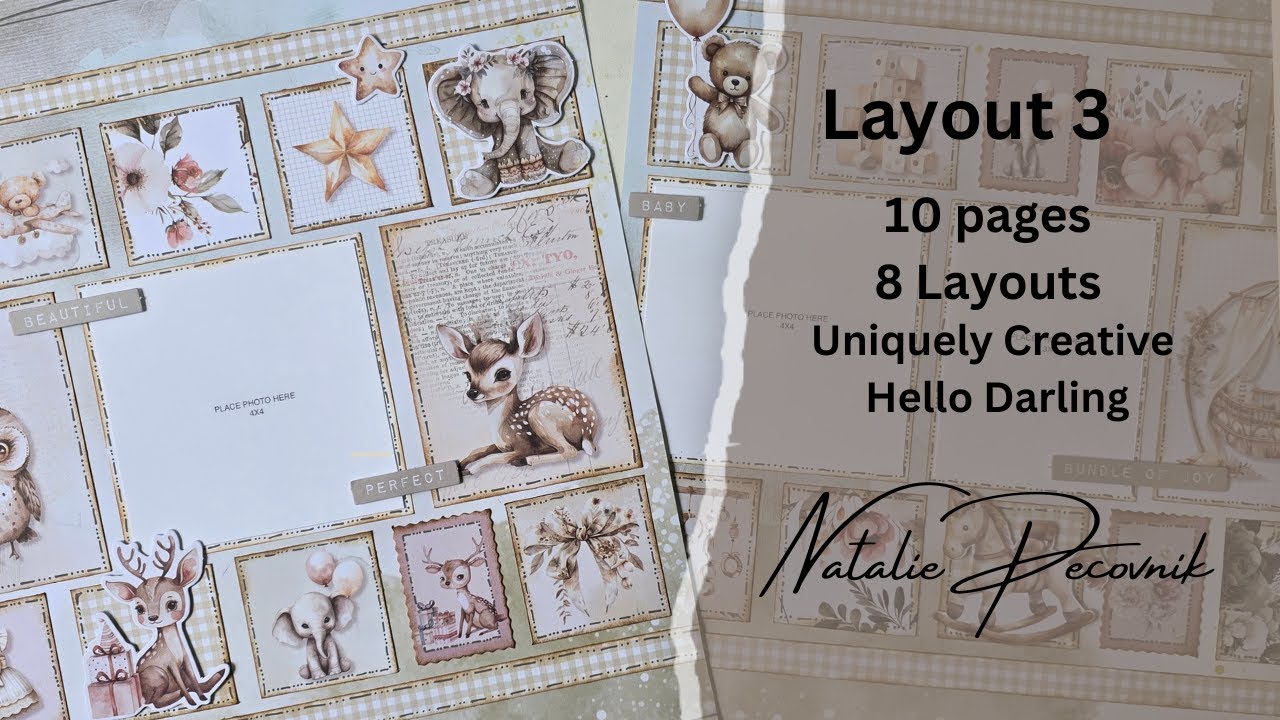 Hello Darling Layout 3- Uniquely Creative - YouTube