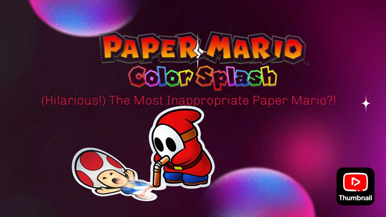 (Hilarious!) The Most Inappropriate Paper Mario?! - YouTube