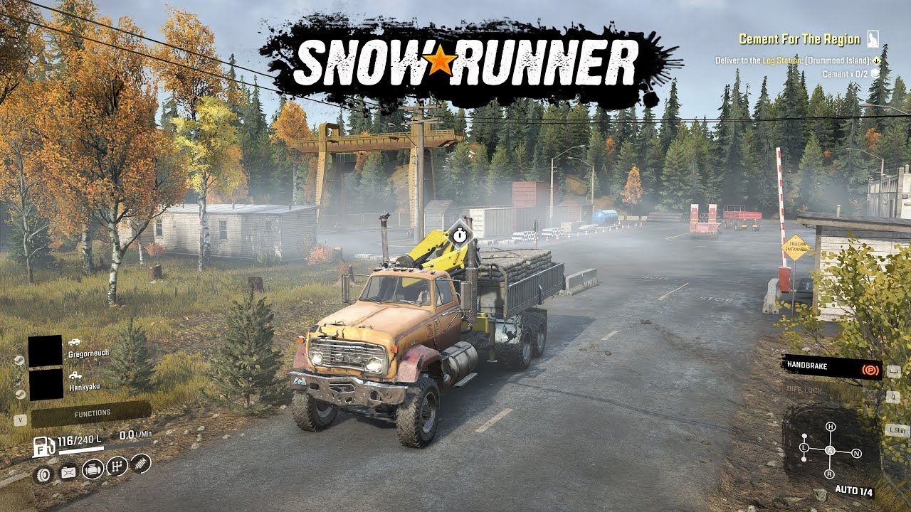 Cement osztogatás 🧱 | SnowRunner - HARD MODE #4 - YouTube
