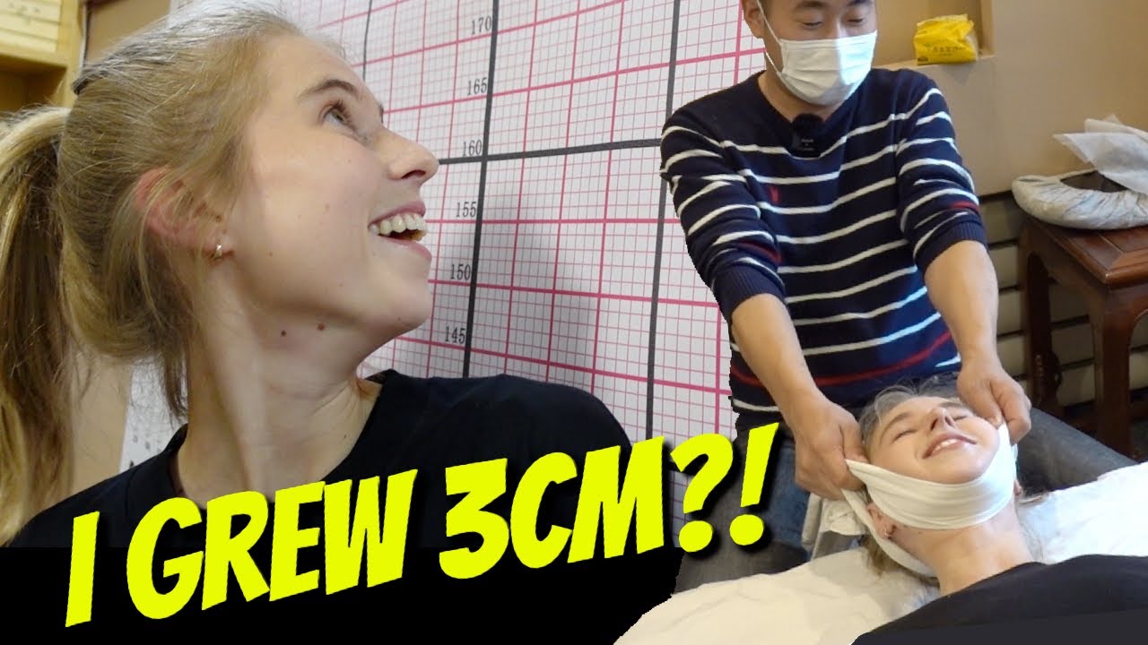I tried Chinese bone setting and GREW TALLER?! - YouTube