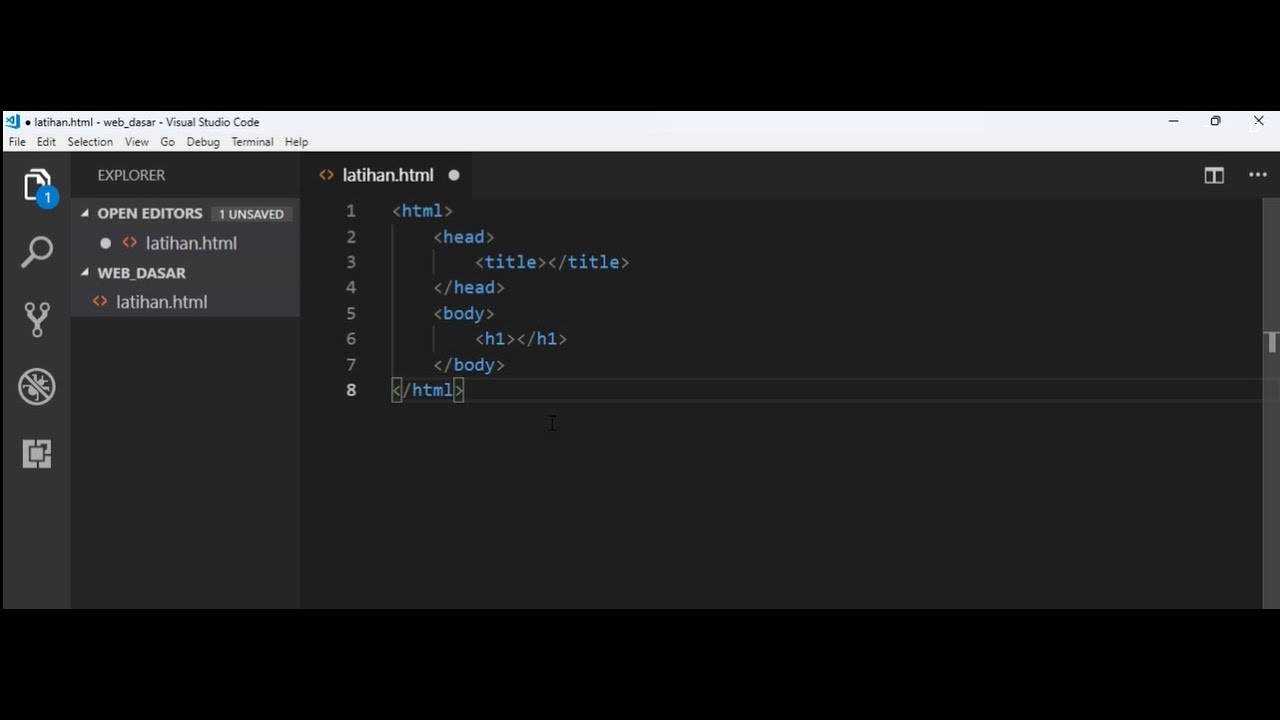 Dasar HTML dan Struktur HTML - YouTube
