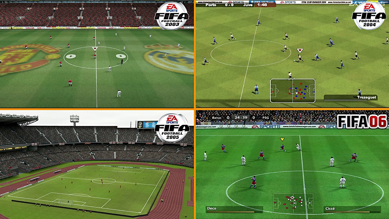 FIFA 03 | FIFA 04 | FIFA 05 | FIFA 06 | From the archives. PS2 gameplay ...