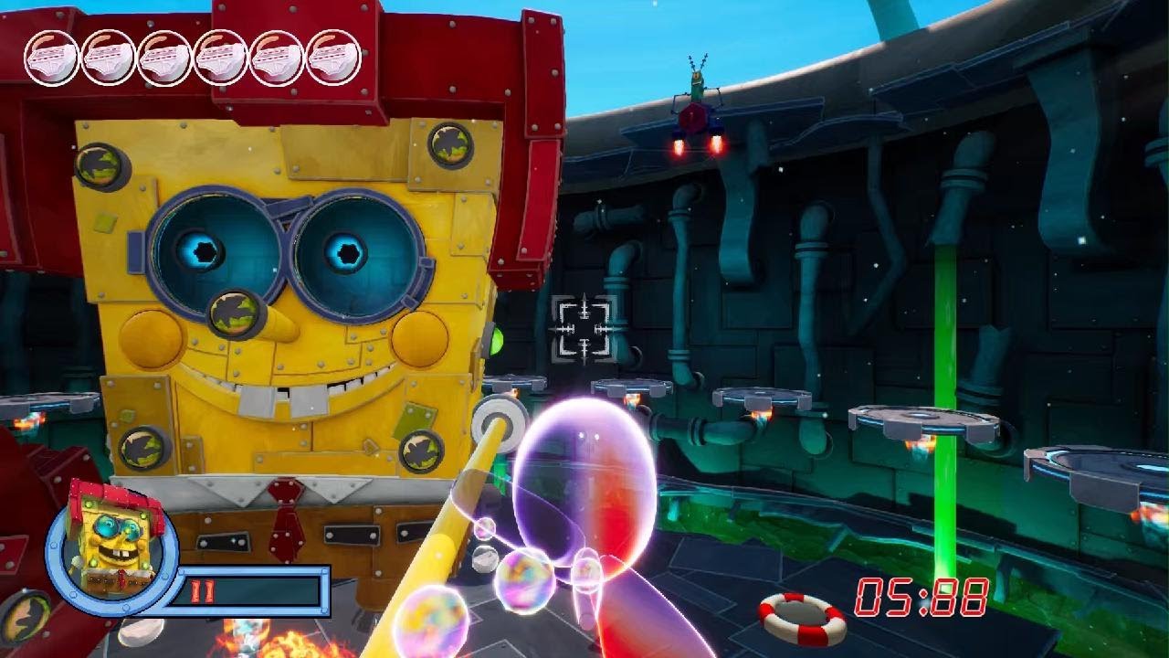 SpongeBob SquarePants: Battle For Bikini Bottom - Rehydrated Final boss ...