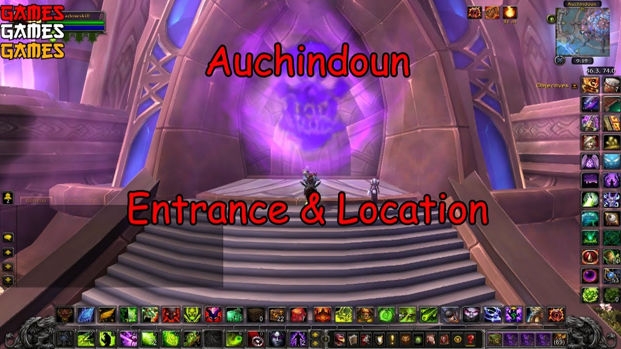 Auchindoun Dungeon Entrance & Location - YouTube