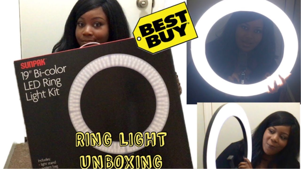 19” Sunpak LED Ring Light | UNBOXING - YouTube