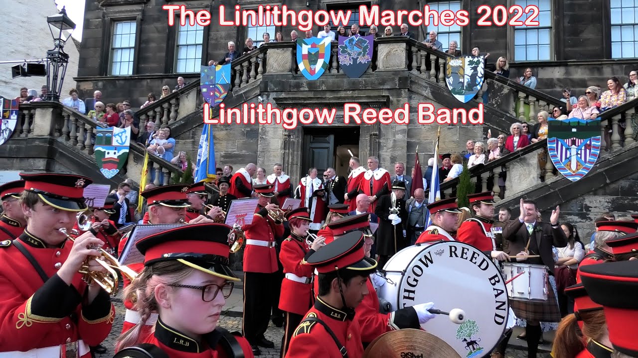 The Linlithgow Marches 2022 - Linlithgow Reed Band - YouTube