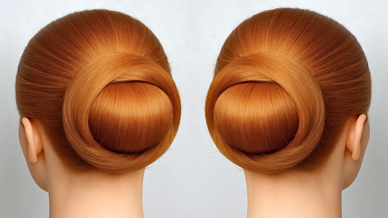 Top Everyday Bun Hairstyle🧿Quick & Easy Daily Hair Bun | bun hairstyles ...