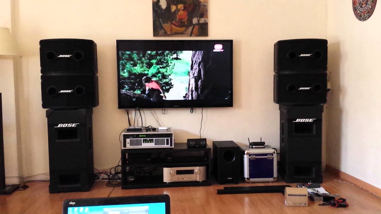Equipo bose 802 +502 + lab gruppen - YouTube