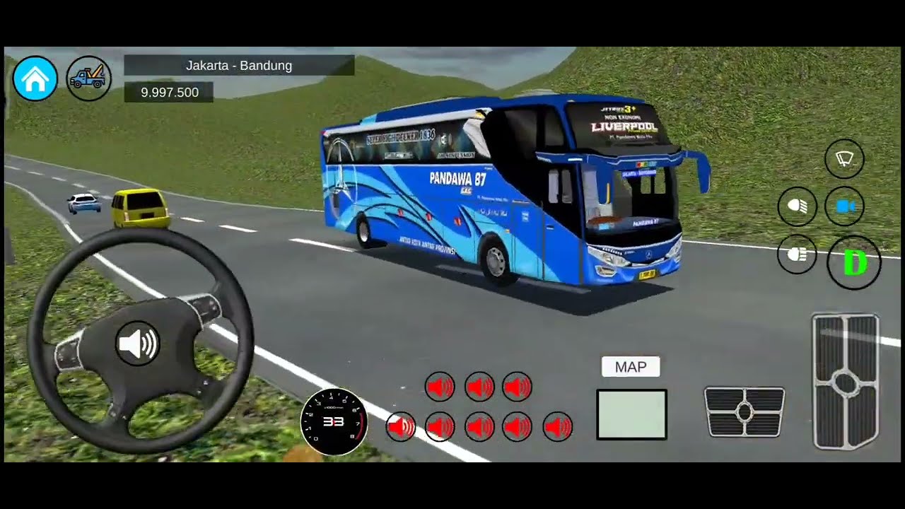 BUS TELOLET BASURI | BUS OLENG OM TELOLET OM | BUS SIMULATOR INDONESIA ...