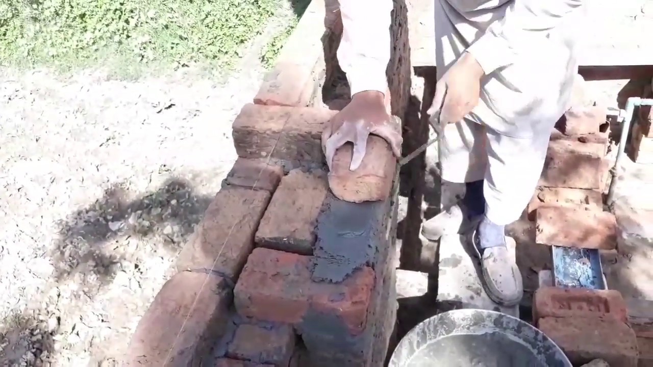 4 Inches Bricks Wall.... - YouTube