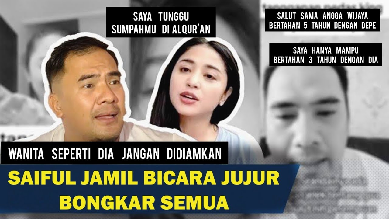 SAIFUL JAMIL : AKU TUNGGU SUMPAHMU DI AL QUR'AN DEWI PERSSIK | Depe & Saiful Kembali Cekcok ...