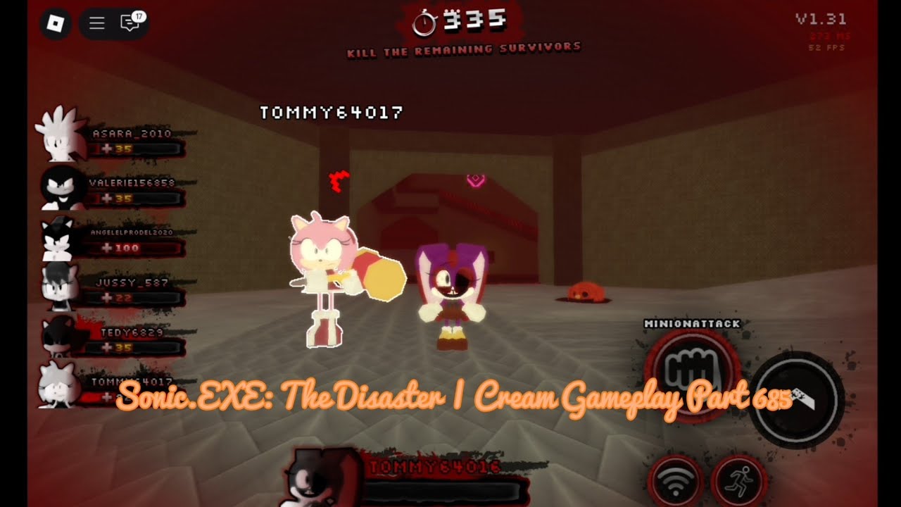 Sonic.EXE: The Disaster | Cream Gameplay Part 685 - YouTube