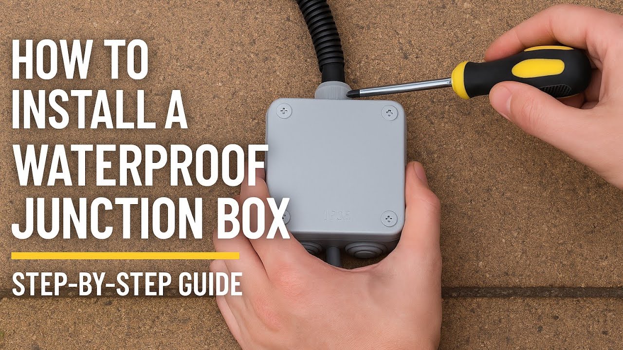 How to Install a Waterproof Junction Box – Step-by-Step Guide for ...