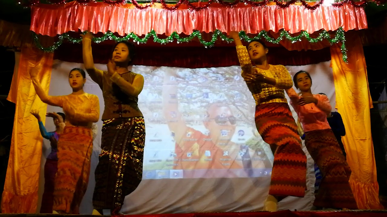 Myanmar traditional dance - YouTube