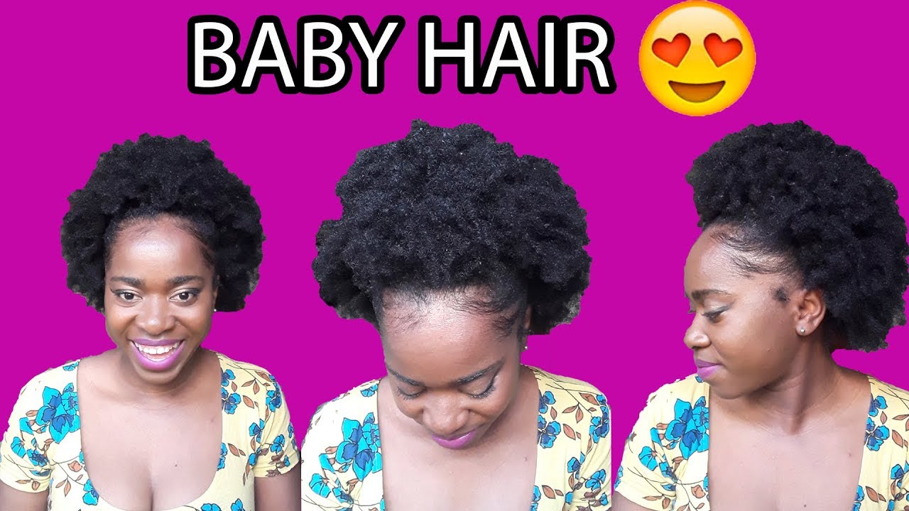 BABY HAIR NO CABELO CRESPO|CRESPA UNIERSITÁRIA - YouTube
