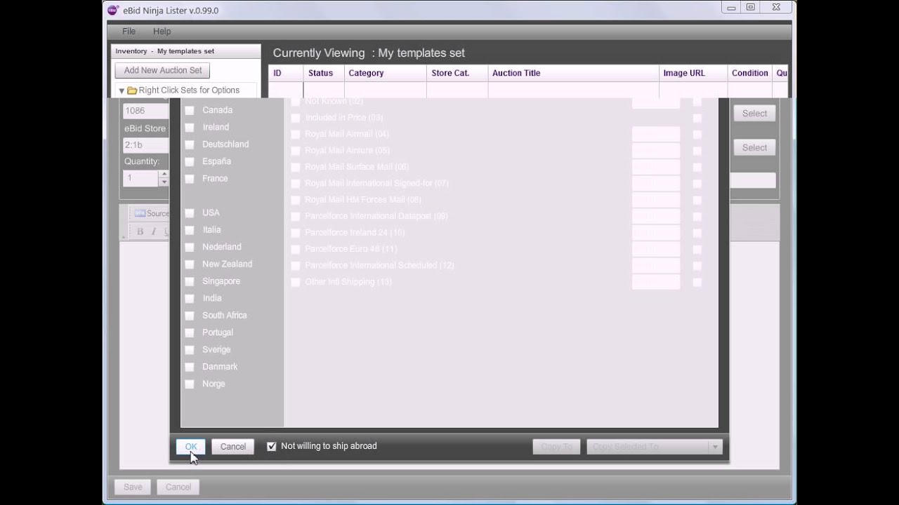 How To Add An Auction Into Ninja Lister - eBid How To Video - YouTube