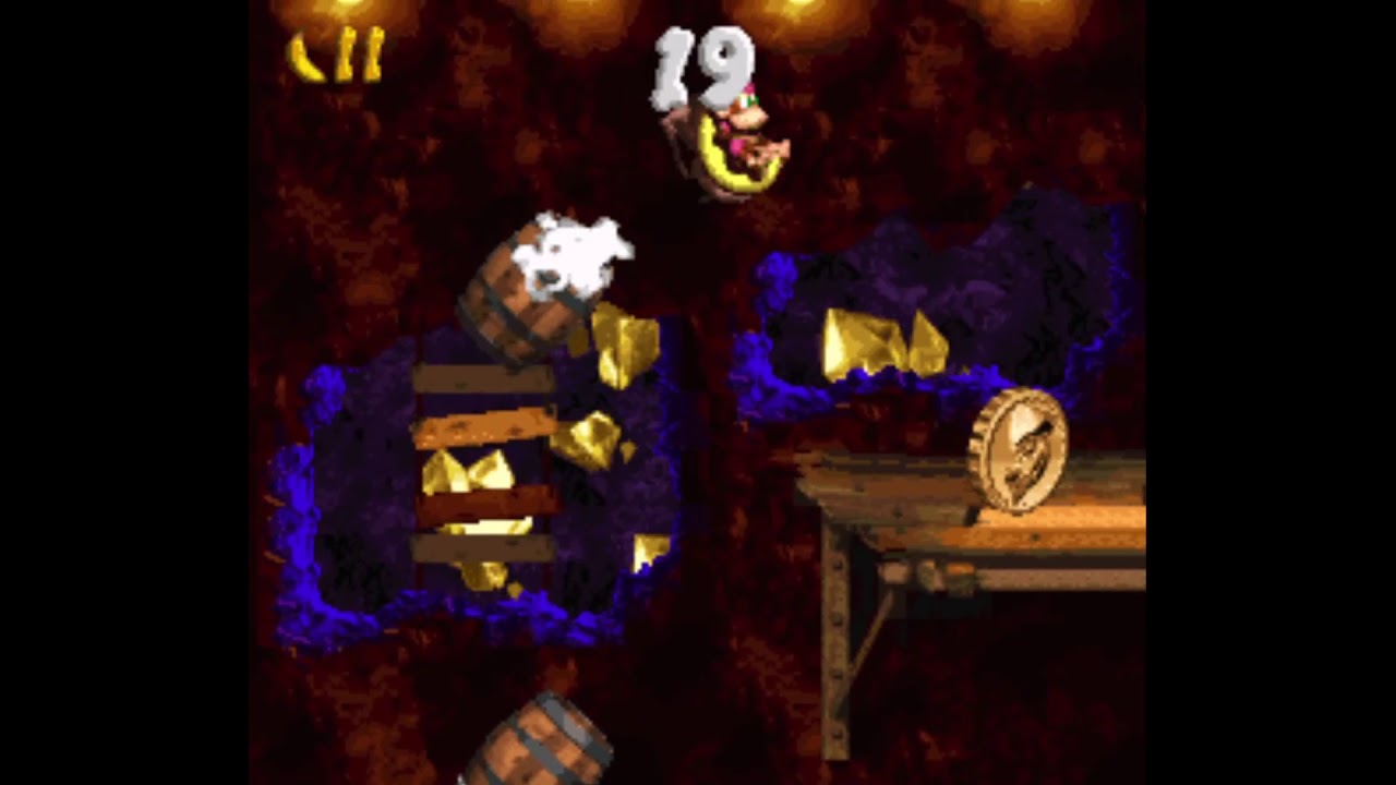 Donkey Kong Country 2: Diddy's Kong Quest- Squawk's Shaft (Bonus Coins ...