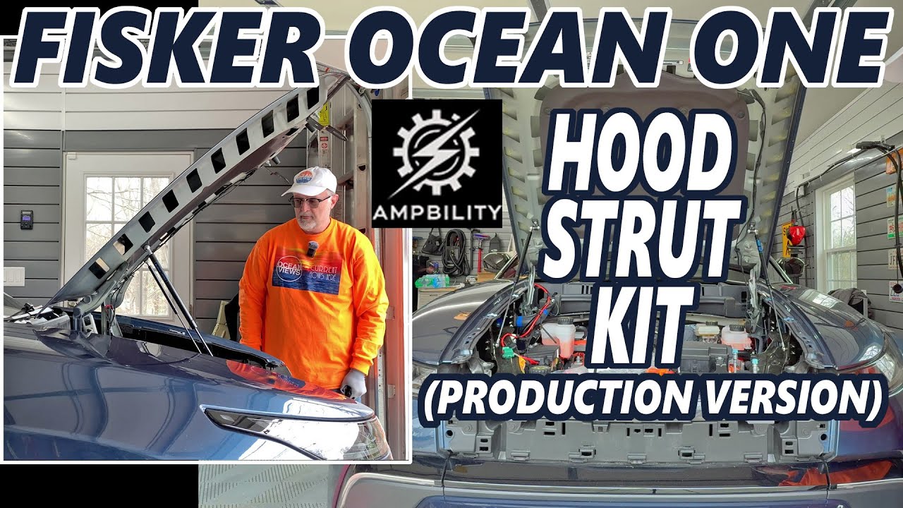 Fisker Ocean - Hood Strut Kit - YouTube