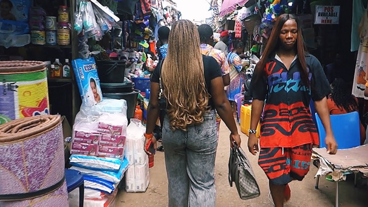 WHAT A TYPICAL NIGERIAN MARKET LOOKS LIKE | A WALKTHROUGH ON THE FAMOUS ...