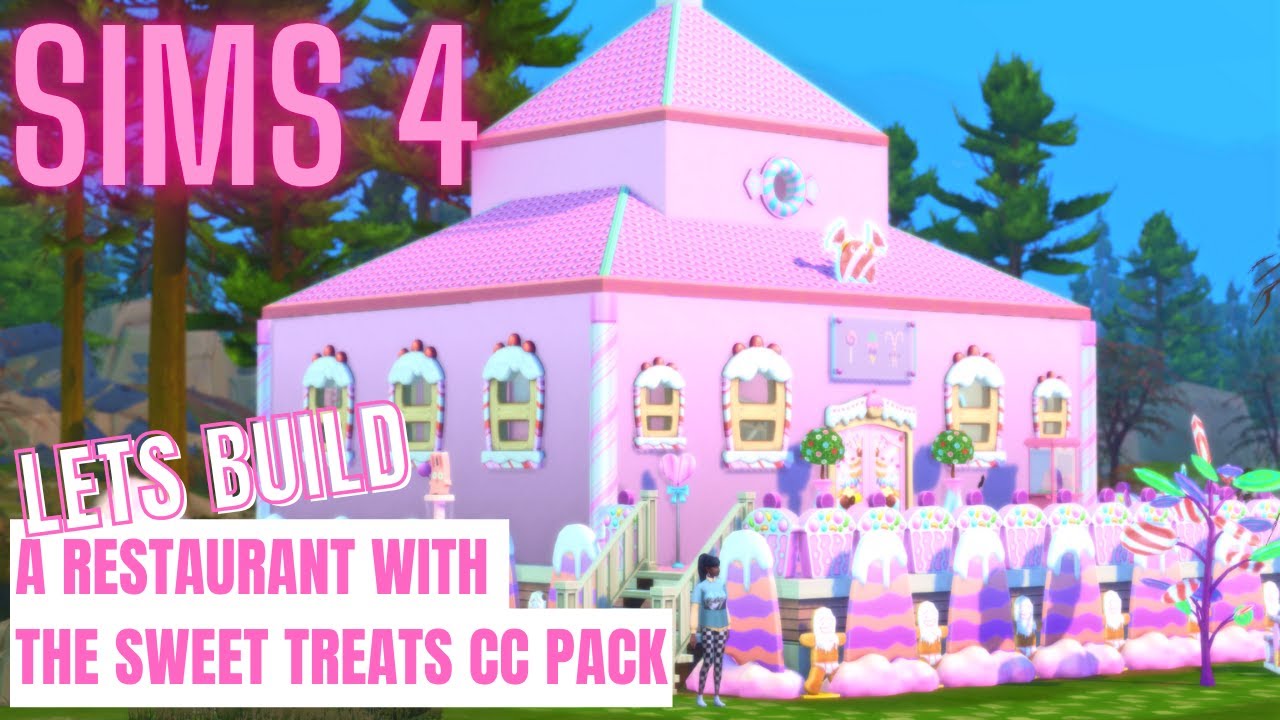 Sims 4 - Decorating With Littledica's Sweet Treats CC Pack - YouTube
