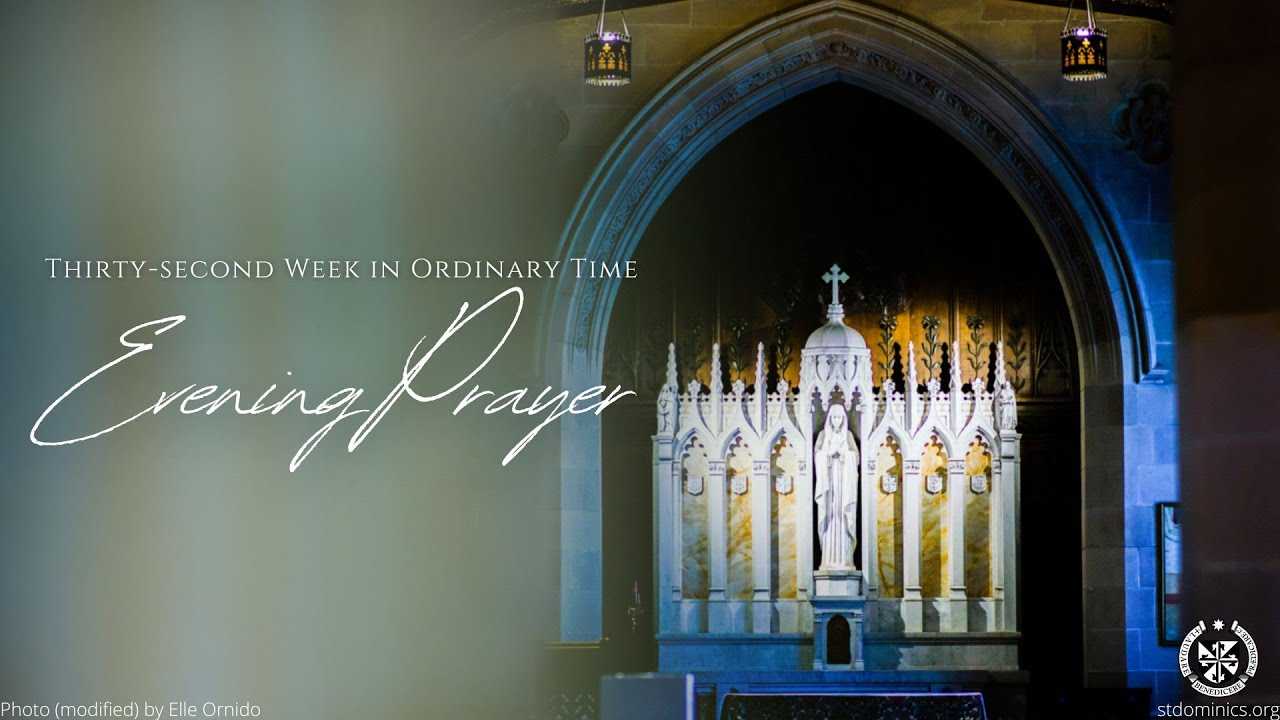 11/6/22 SUNDAY | 5:00 Evening Prayer | Second Vespers - YouTube