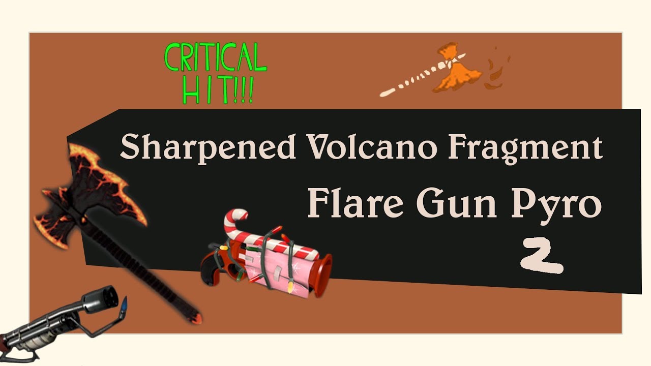 Team Fortress 2 - Sharpened Volcano Fragment Pyro again - YouTube