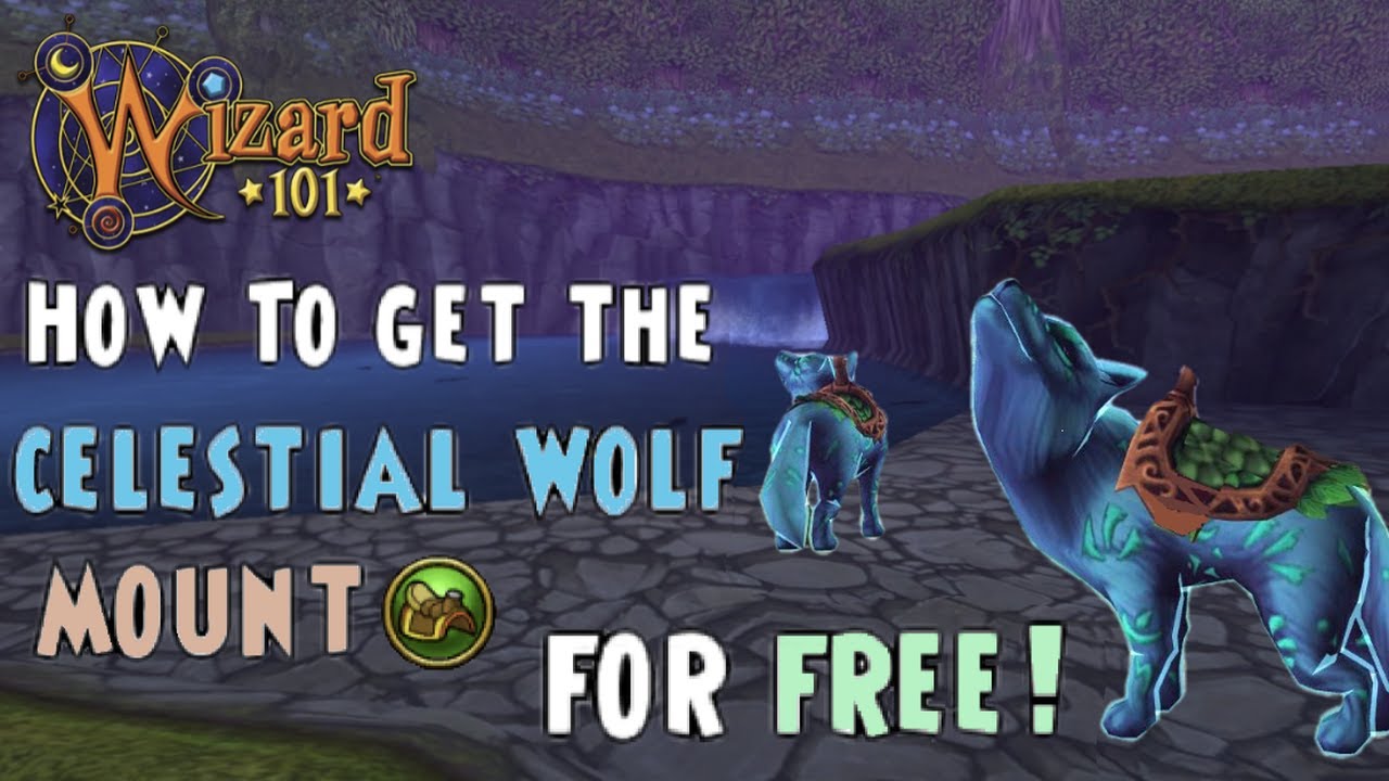 How To Get the Celestial Wolf Mount for FREE!! // Wizard101 Tutorials ...
