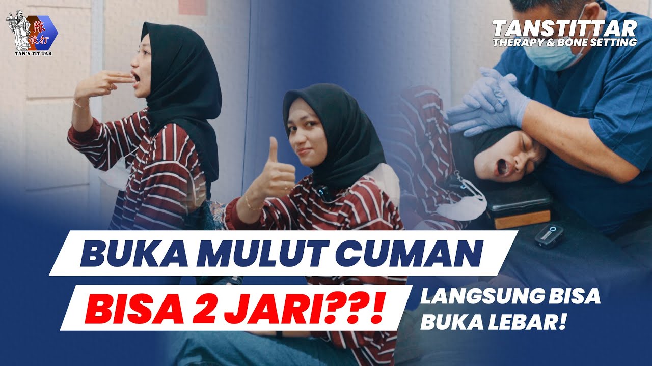 CUMAN BISA BUKA 2 JARI?!! SETELAH DITERAPI LANGSUNG BISA BUKA LEBAR ...