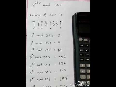 Mod Calculation For Large Number - YouTube