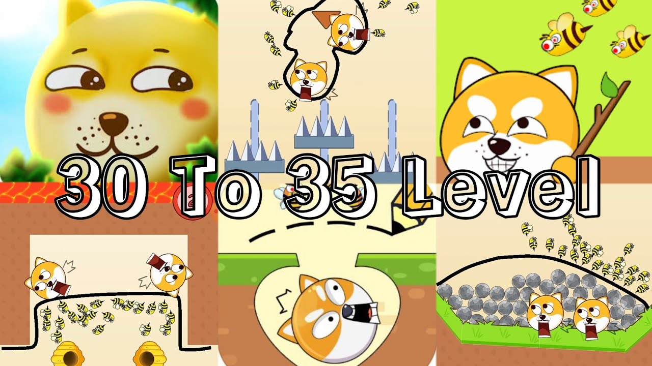 doge draw level 30 to 35 gameplay ios Android - YouTube