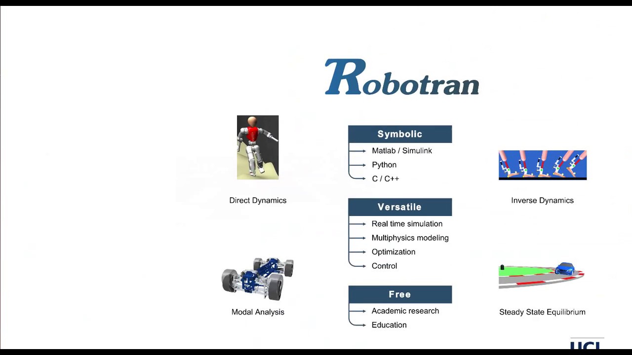 Robotran Modules for Multibody Dynamics - YouTube