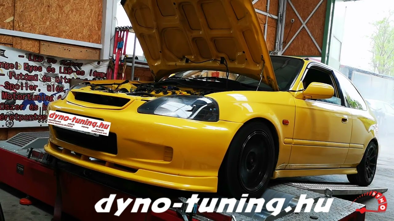 dyno-tuning.hu - Honda Civic D15Z6 programozása - YouTube