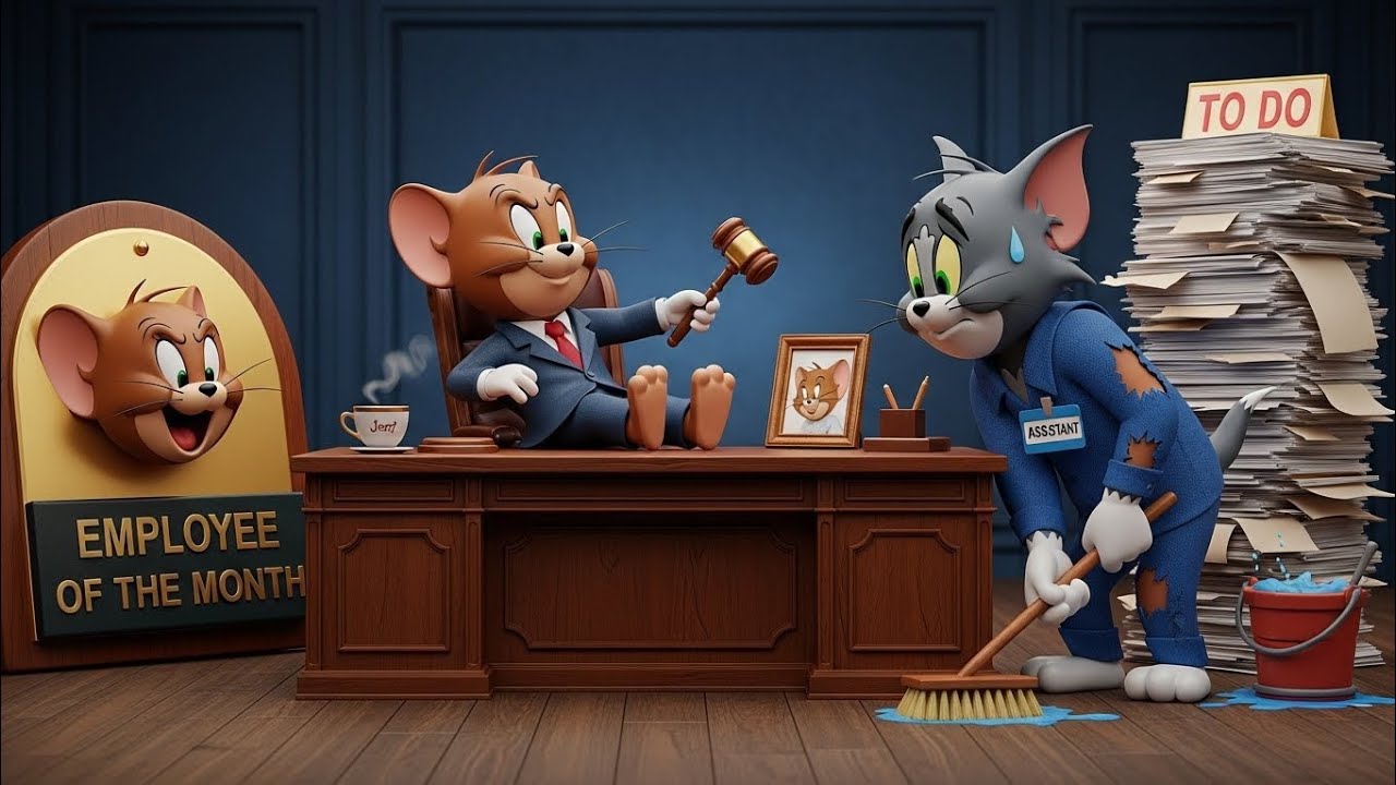 Jerry Becomes the Boss! Tom in Trouble 😱🐭 - YouTube