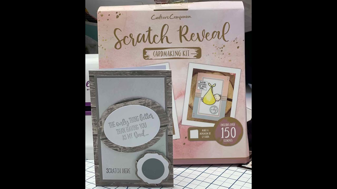 CC Scratch Reveal Card Kit - Demo and Unboxing - YouTube