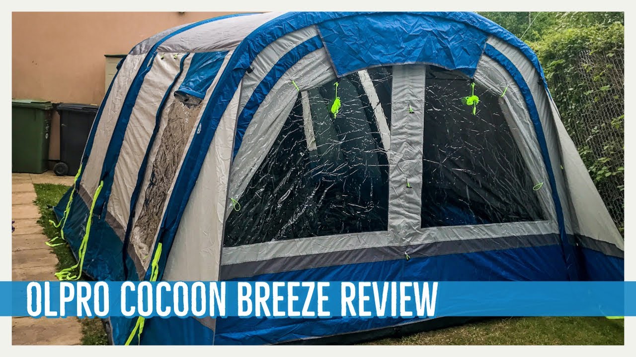 OLPRO Cocoon Breeze Review - Air Beam Drive Away Awning for Campervans ...