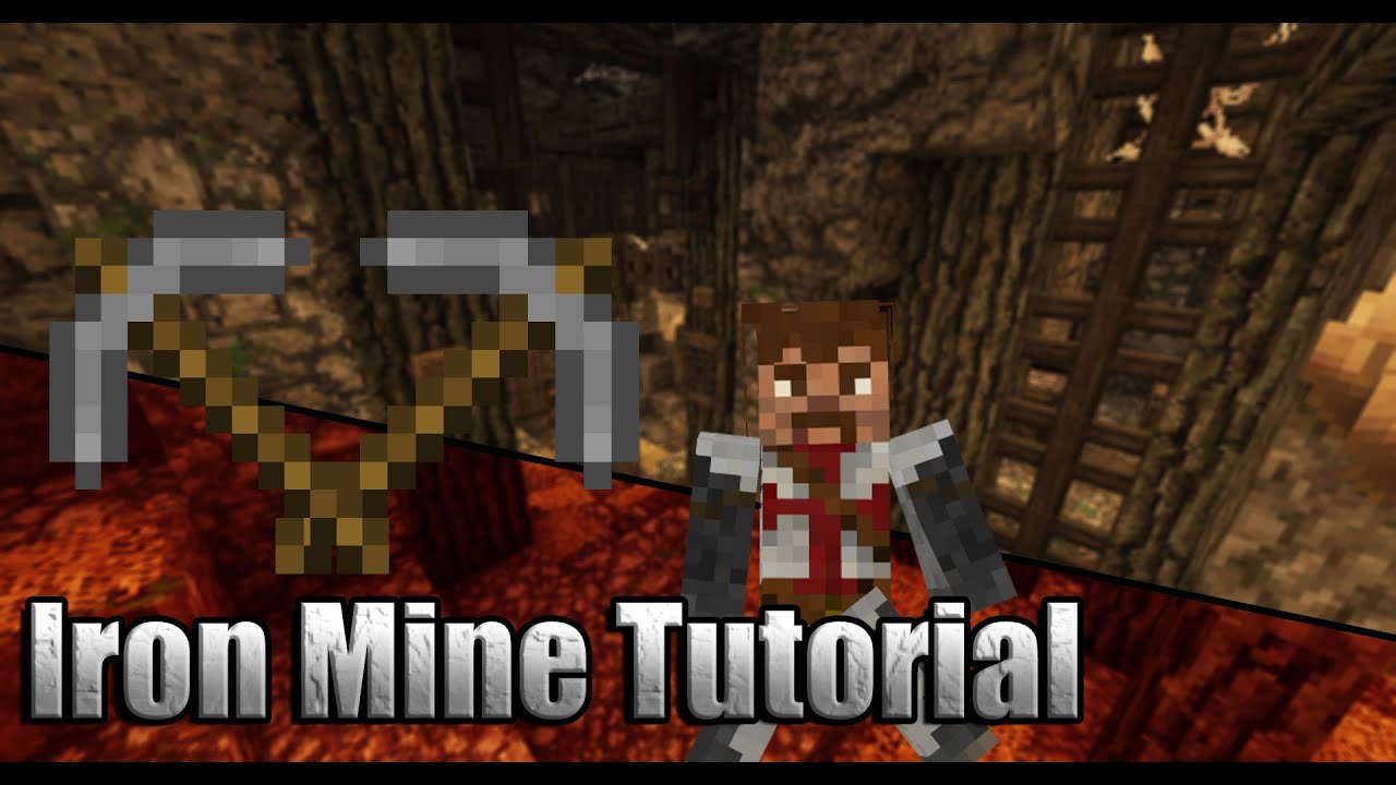 Minecraft: Building an Iron Mine - YouTube