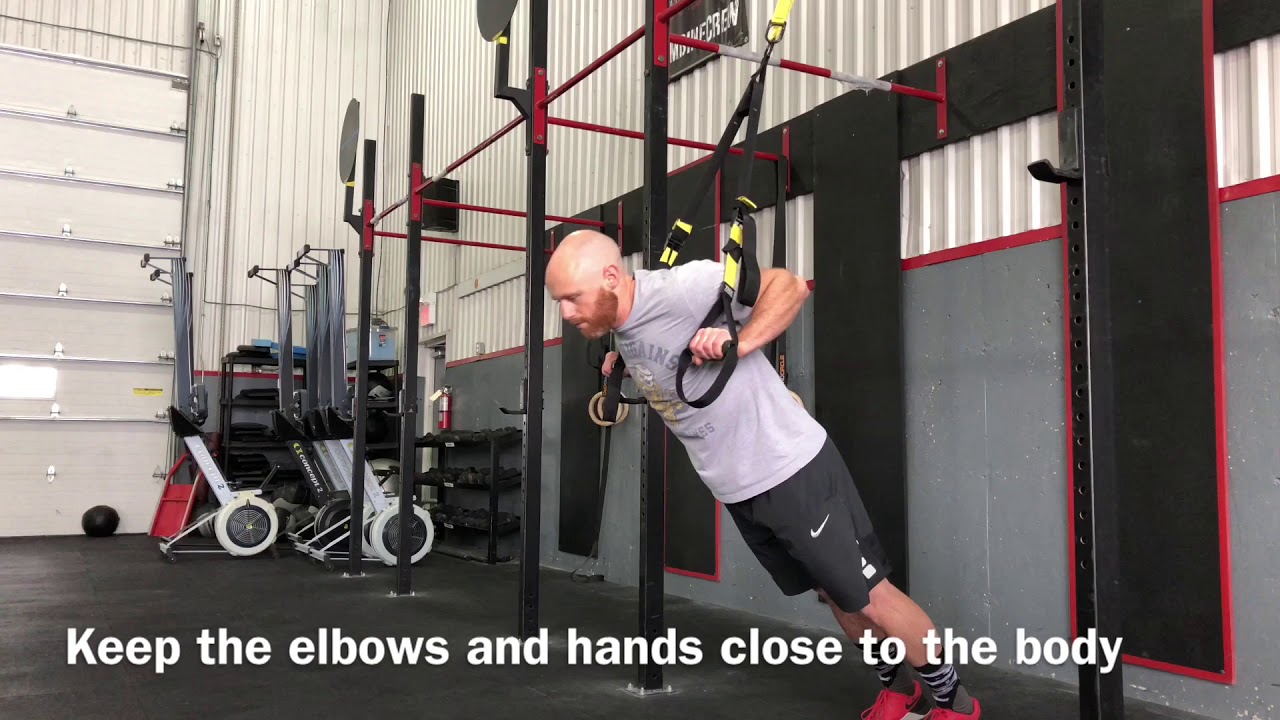 TRX Chest Press - YouTube