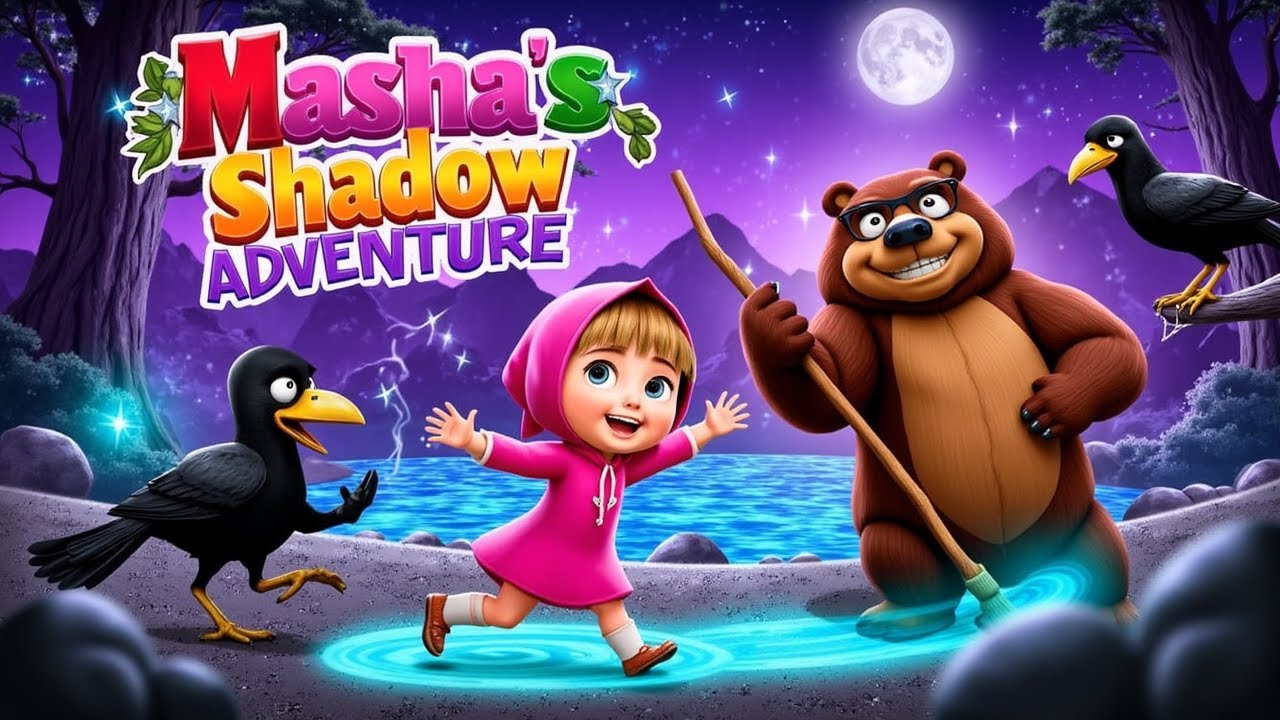 Mashaa Bear | Episode 8: Naughty Shadow#cartoon #animation # ...