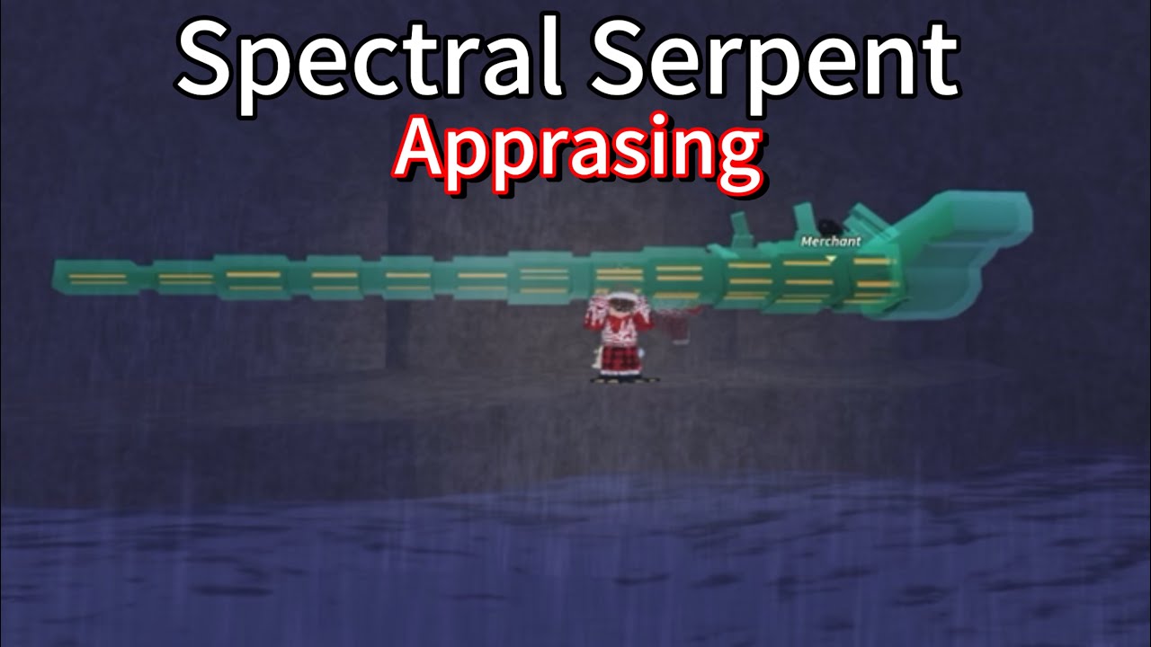 Apprasing spectral serpent in (Roblox fisch) - YouTube