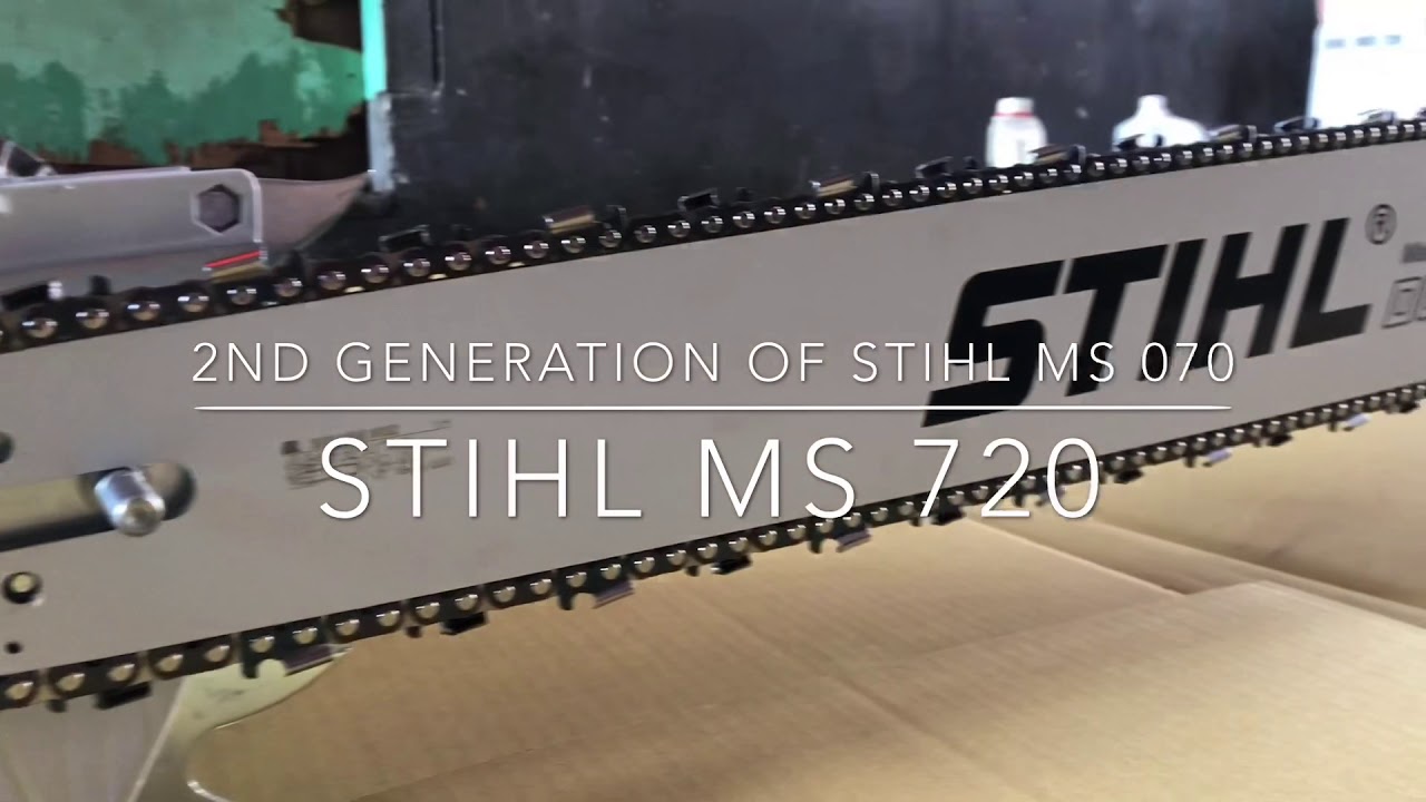 STIHL MS 720 - YouTube